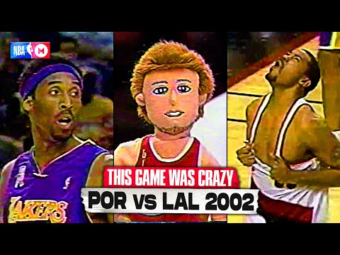 This Blazers Lakers Game Was BIZARRE & Unforgettable | April 14 2002