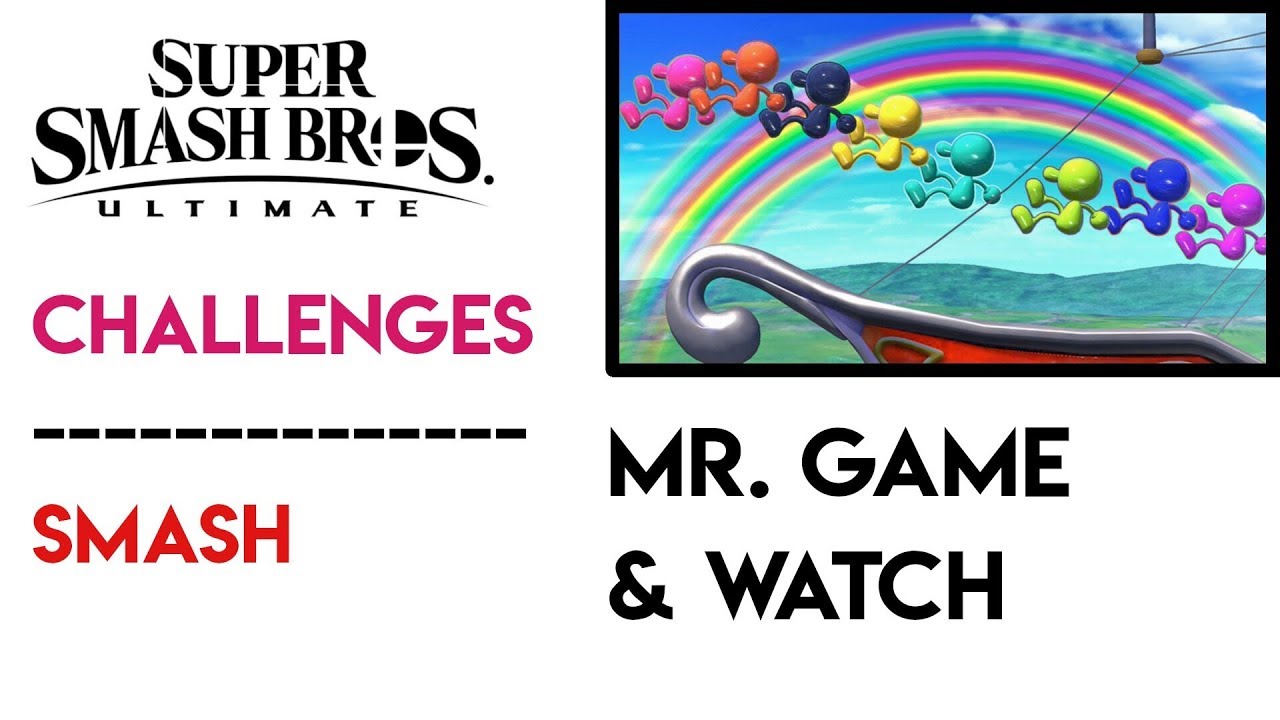 [Smash] Mr. Game & Watch Challenge ~ Super Smash Bros. Ultimate - YouTube
