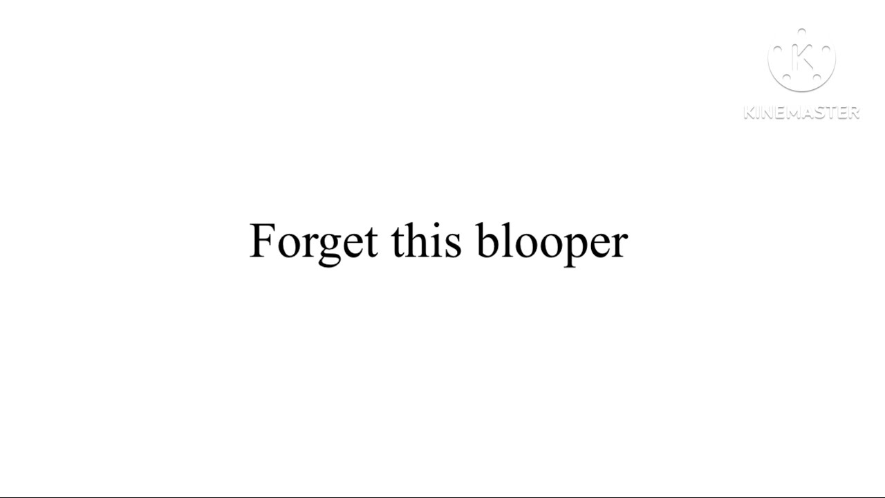 Nicholas's TVOKids Logo Bloopers Take 5: Forget This Blooper - YouTube