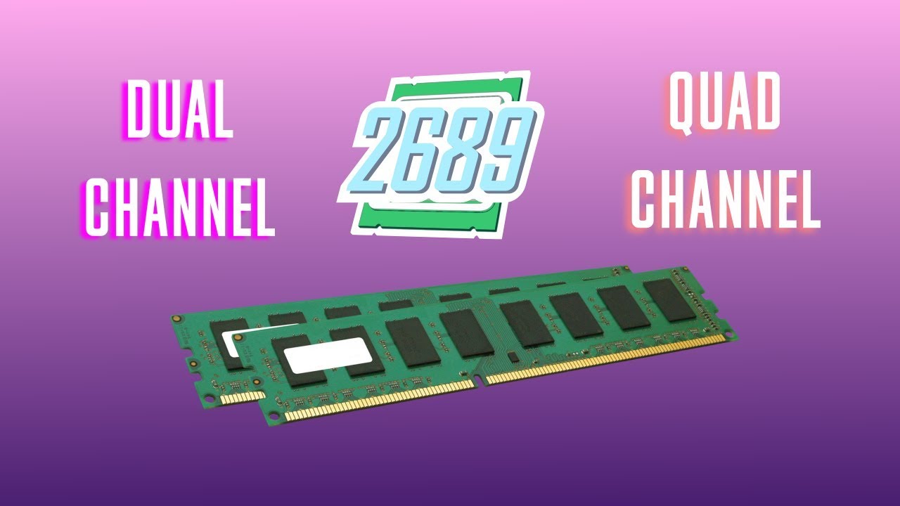 Ram test: 4 channel vs 2 channel - YouTube