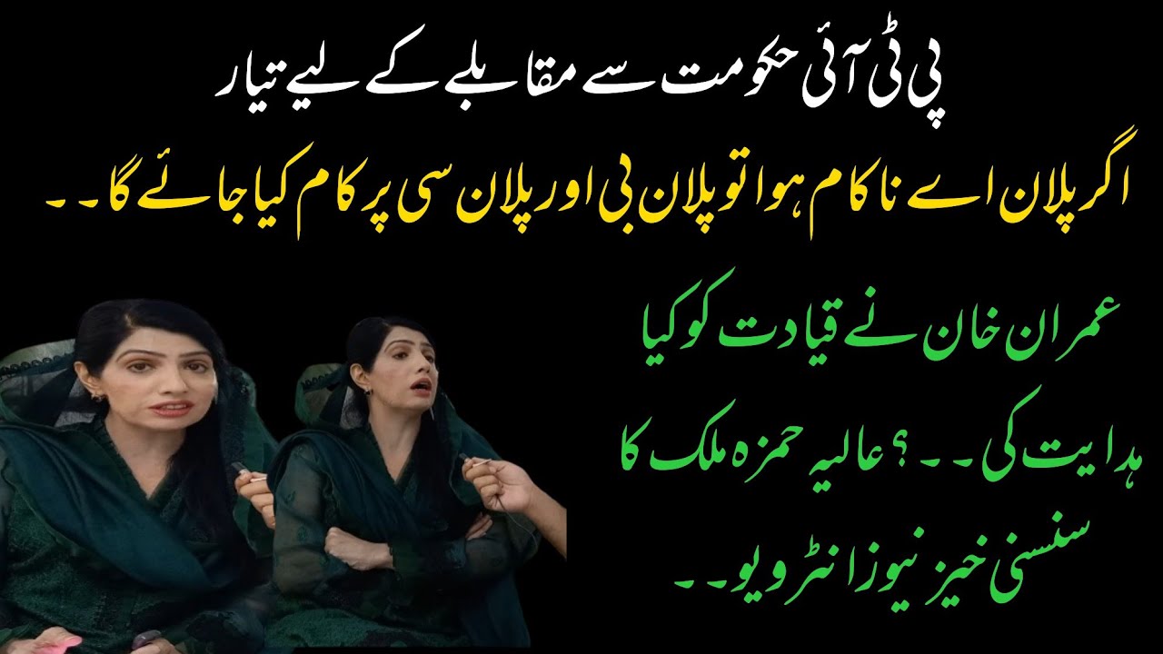 What is PTI Next Strategy..? | Alia Hamza Malik Exclusive Interview ...