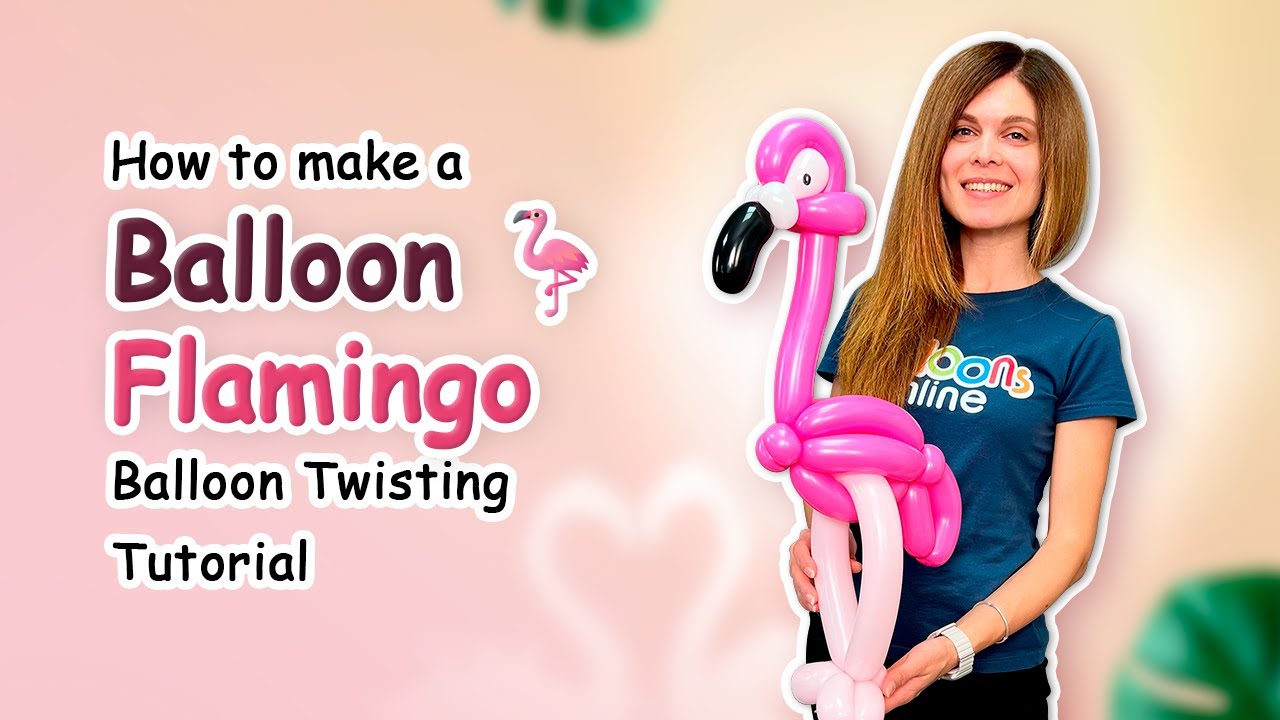 How to make Balloon 🦩 Flamingo | Balloon Twisting Tutorial - YouTube