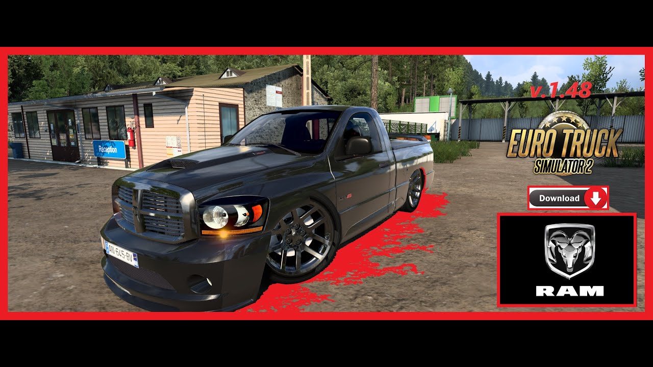Dodge Ram SRT - Euro Truck simulator - YouTube