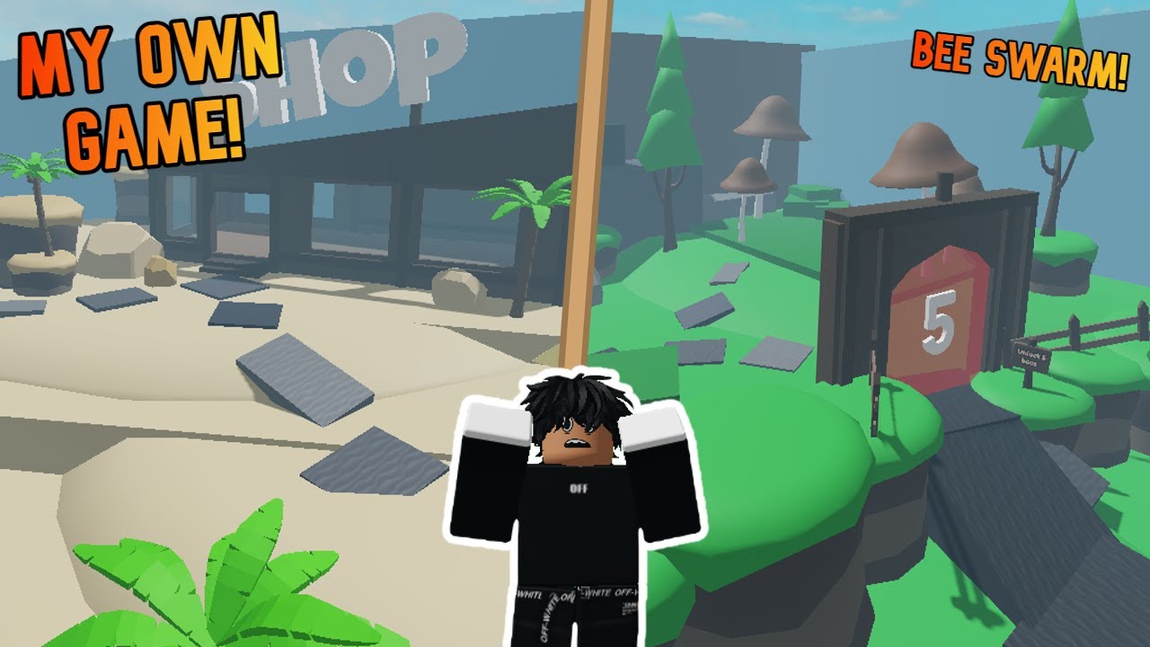 Making my own bee swarm game! Part 1, The 10 Bee Zone! - YouTube