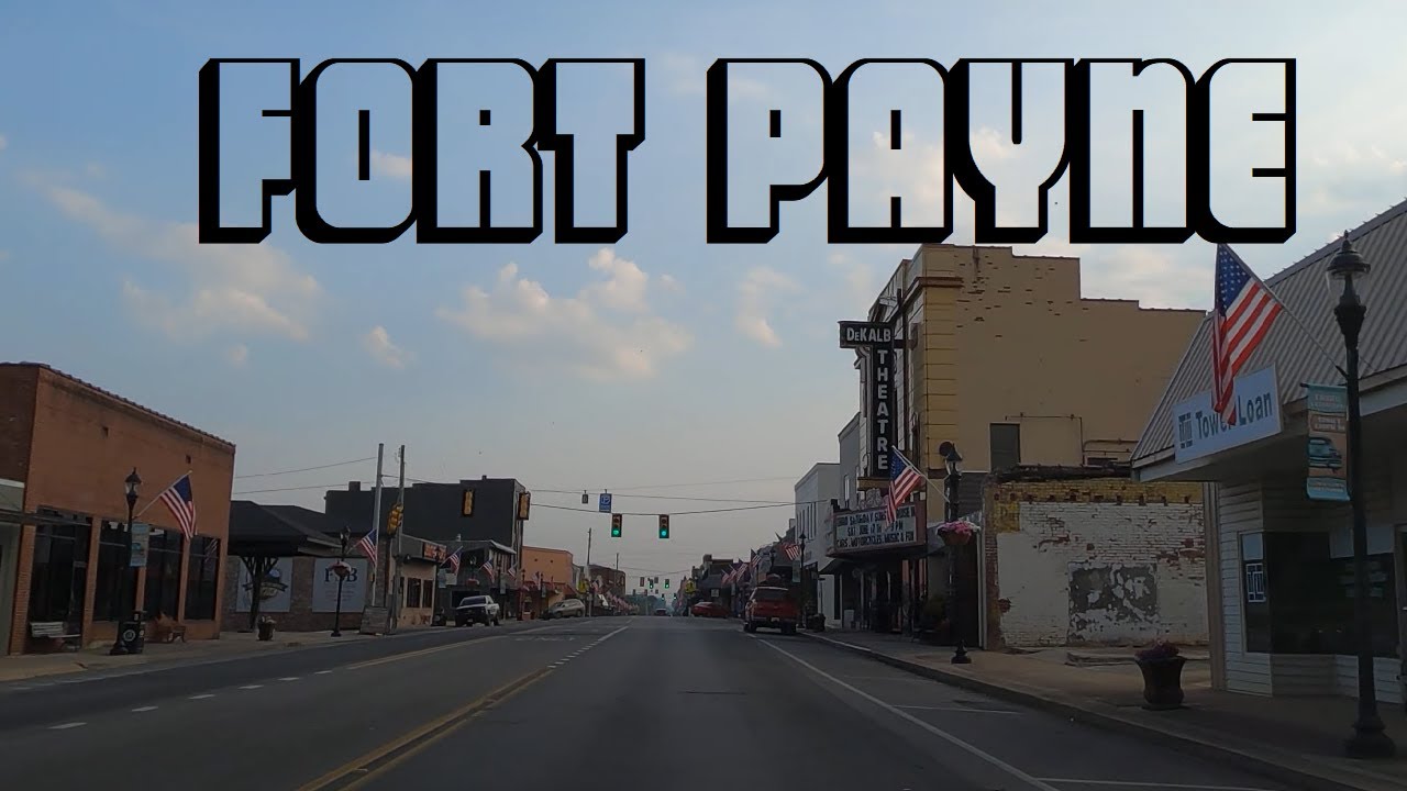 [4k] Driving in Fort Payne at Dusk, Alabama - United States - First ...