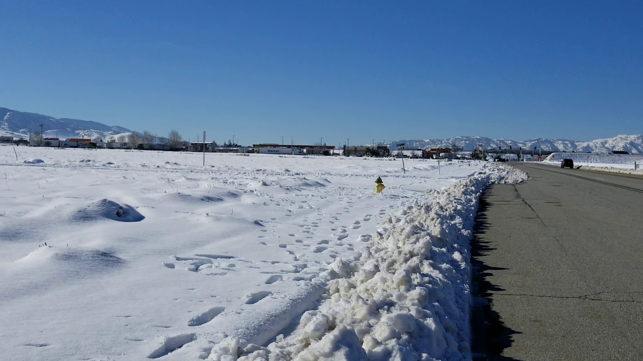 Tehachapi snow 12/27/19 - YouTube