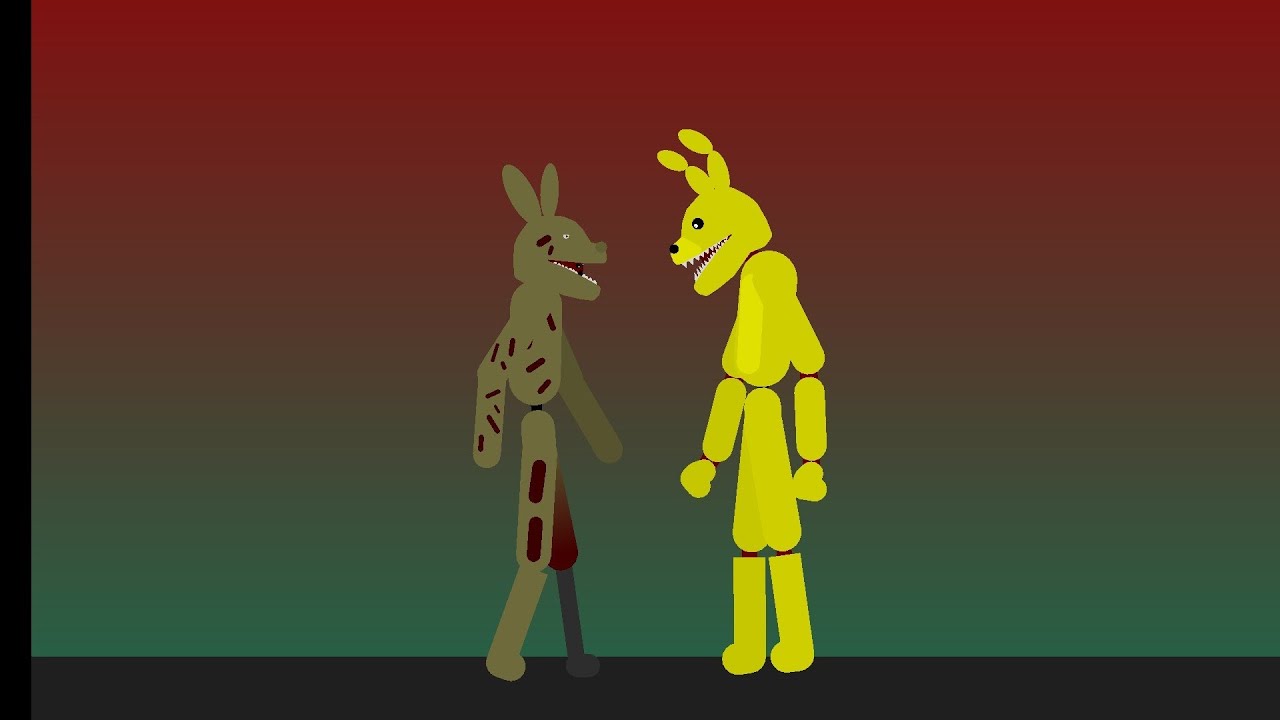 Springtrap vs ITP SpringBonnie (FNAF Battle) - YouTube