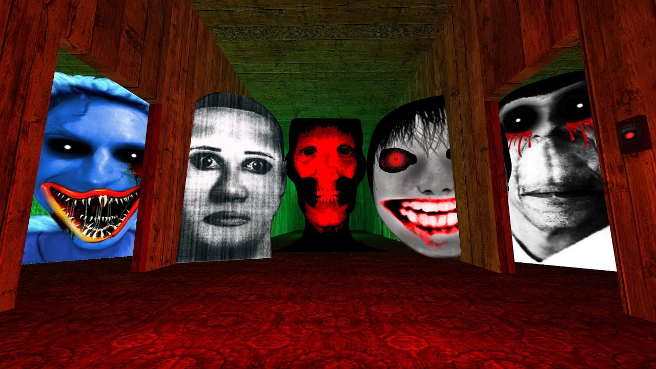 Yoshie, Obunga, Selene, Rosalia in Scary Haunted Wooden House | Ghost ...