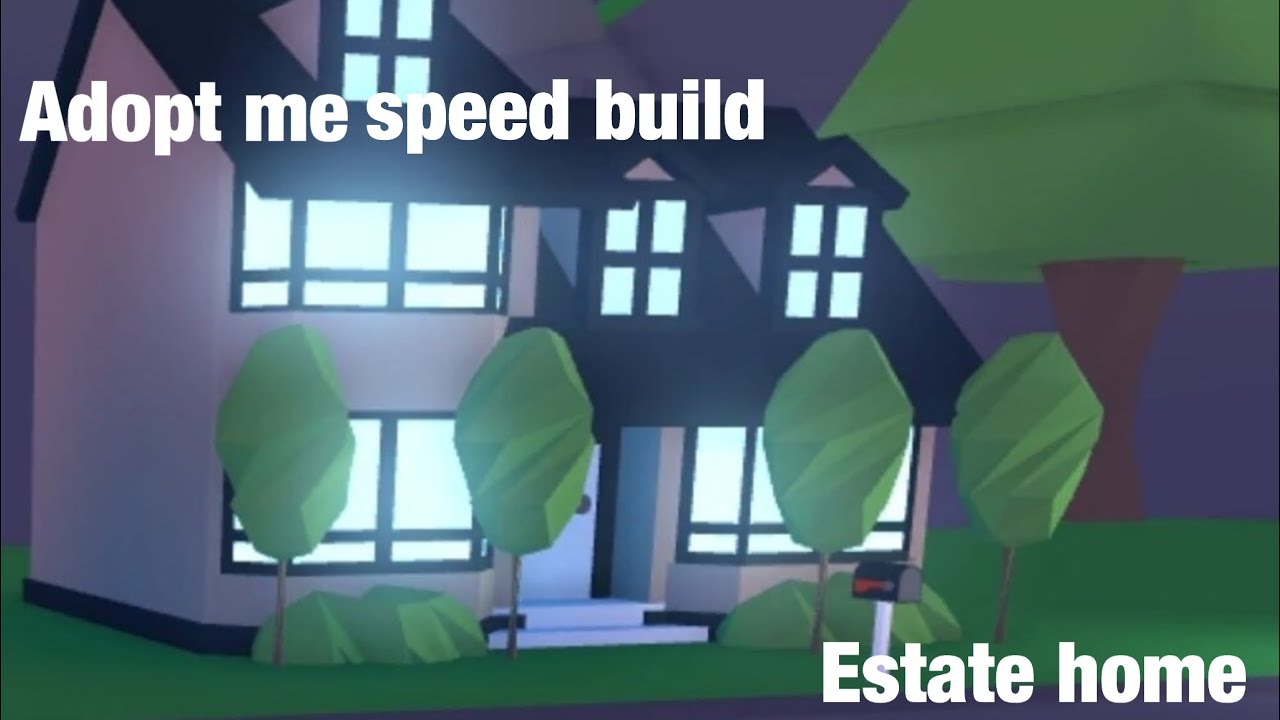 (Roblox adopt me) Quick and simple estate build (speed build) - YouTube