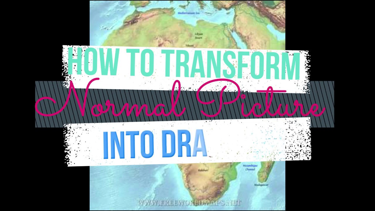 how to transform picture into drawing - YouTube