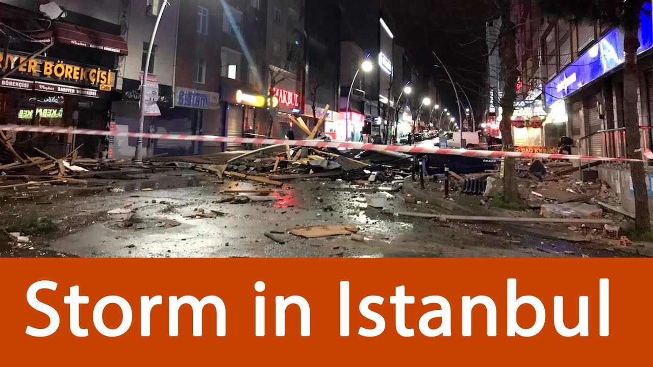 A violent storm hit Turkey. Istanbul suffered | Natural disasters ...