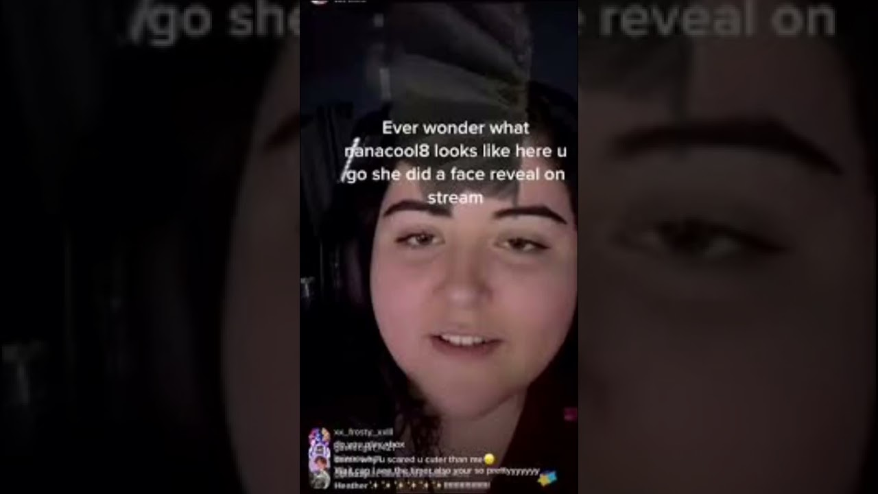 Nanacool8 face revel on stream - YouTube