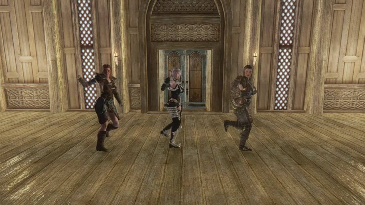 Skyrim Dance Kara Step - YouTube