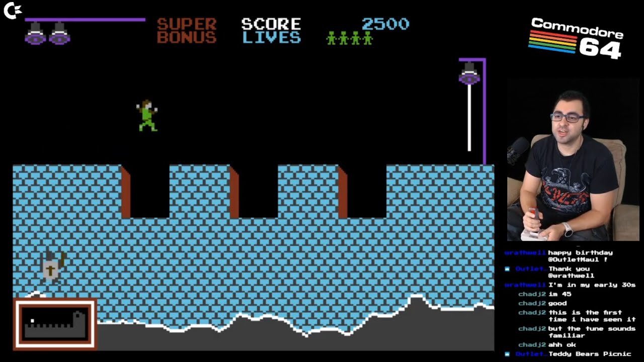 Hunchback - Commodore 64 - YouTube