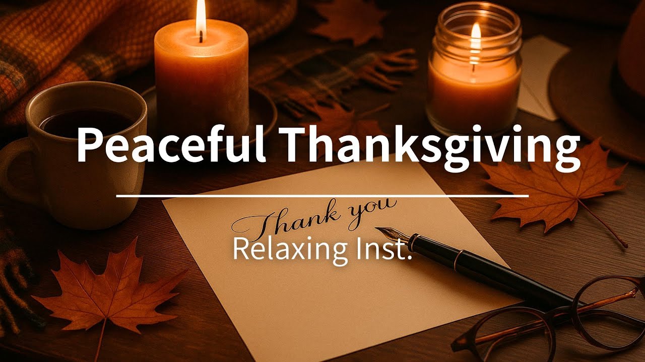 Peaceful Thanksgiving｜1 Hour Relaxing Guitar & Piano – Cozy November ...