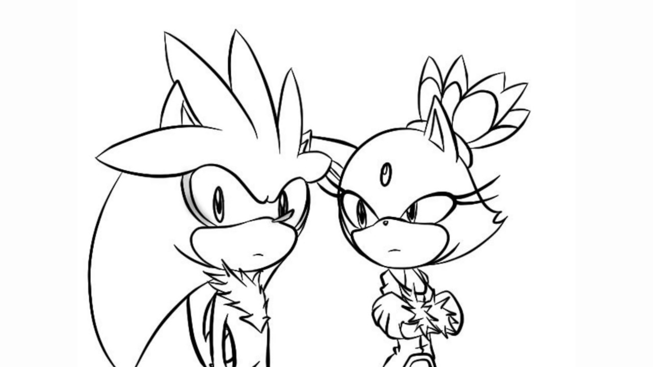 Mephiles The Dark Coloring Pages