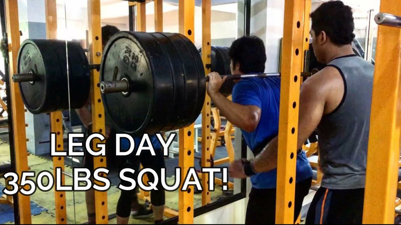 LEG DAY | First Workout Vlog - YouTube