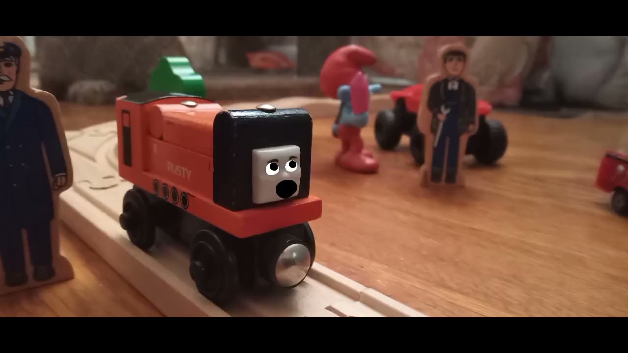 Rusty And The Boulder Wooden Railway Remake - YouTube