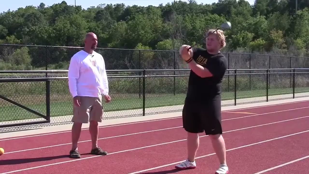 Hammer Throw - Teaching the Hammer Throw Winding Action - YouTube