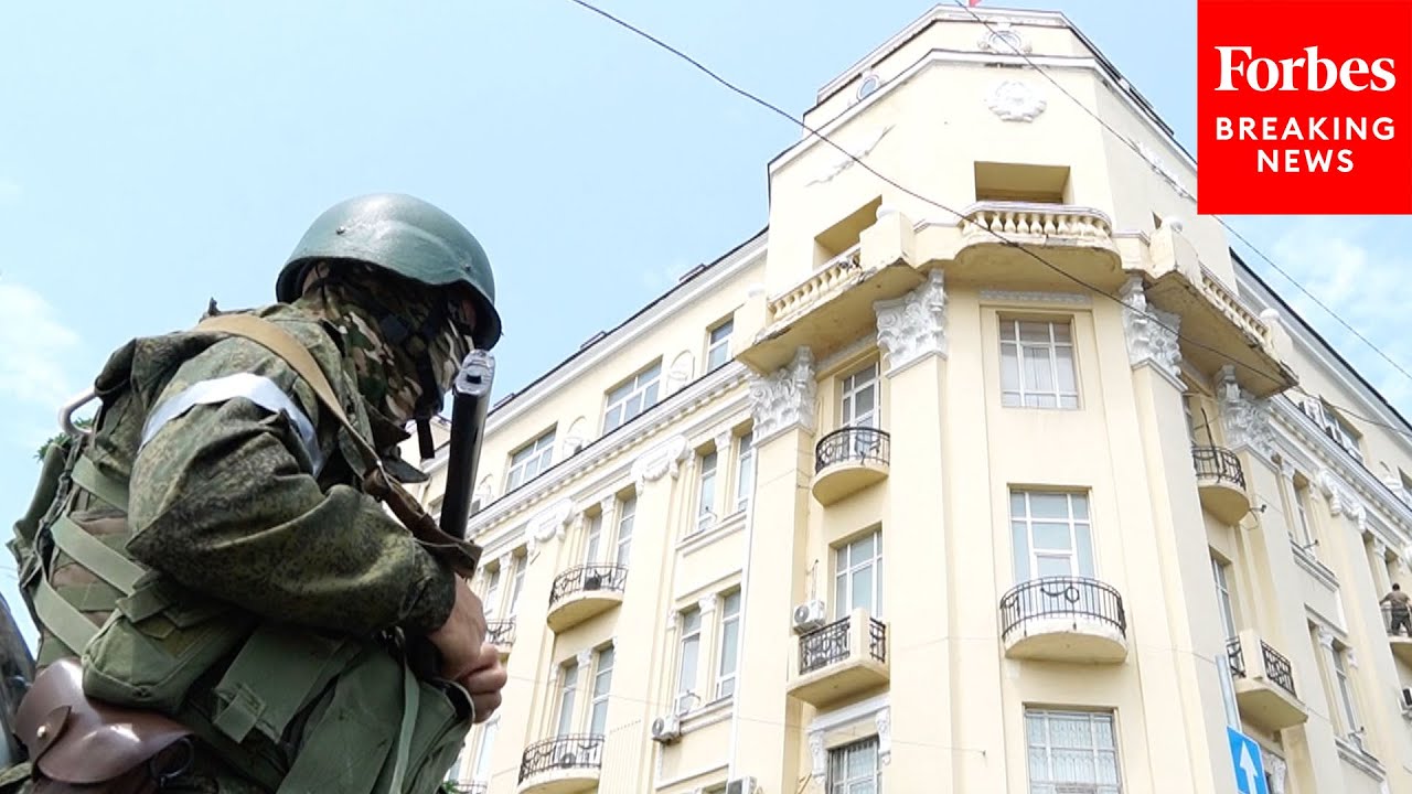 New Video Emerges Of Wagner Tanks And Fighters In Streets Of Rostov ...