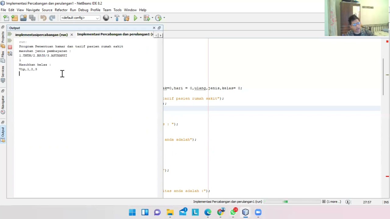 Implementasi Percabangan dan perulangan - YouTube