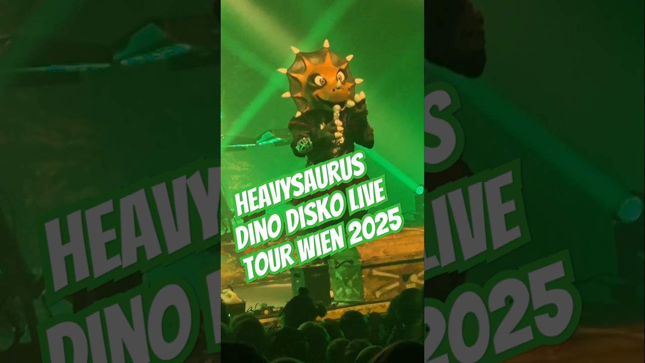 Heavysaurus Dino Disko Live Pommesgabel Tour Wien 2025 - YouTube
