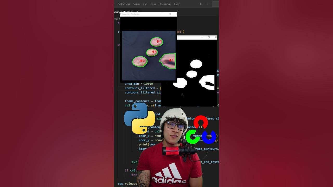 Tamaño De Objetos Con Python Y Opencv Parte I Programacion Python Opencv Pythonprogramming