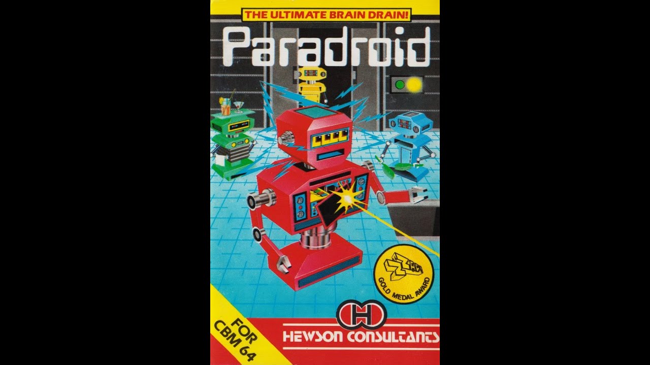 C64 Paradroid. The Dalek droid. 8 bit short number 4. - YouTube