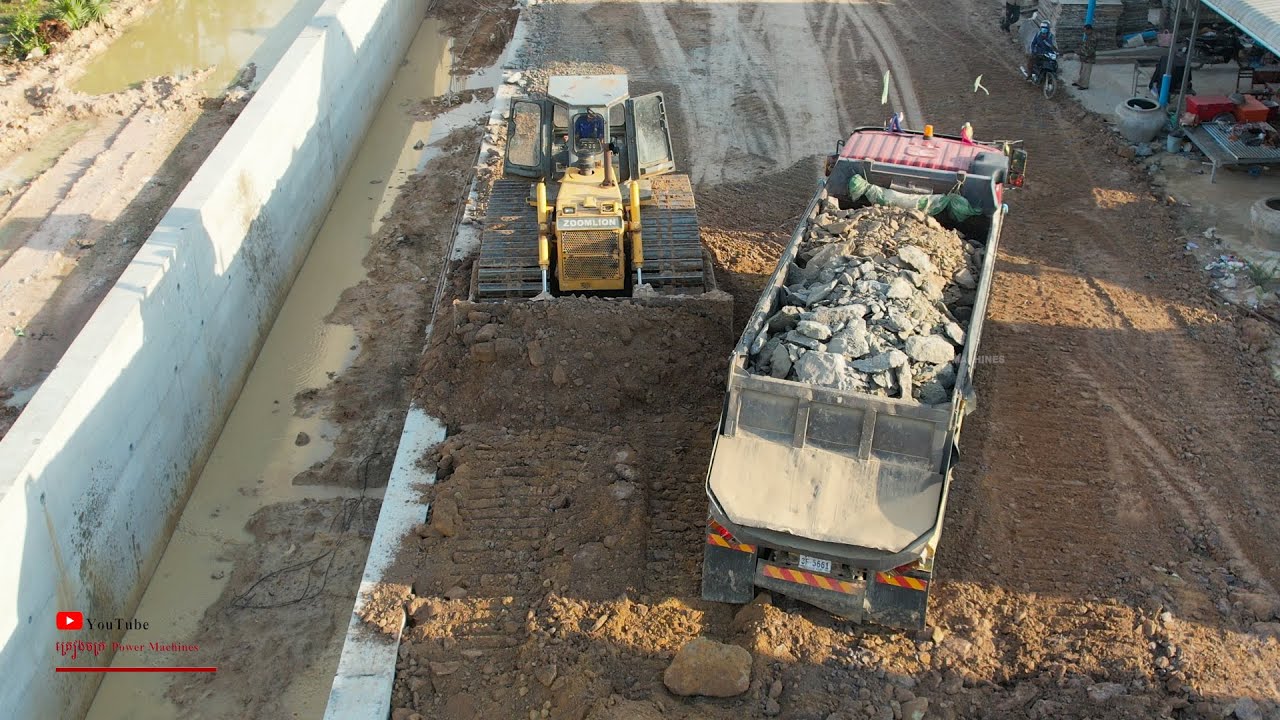 Wonderful Excellent Techniques Road Construction Bulldozer Building New ...