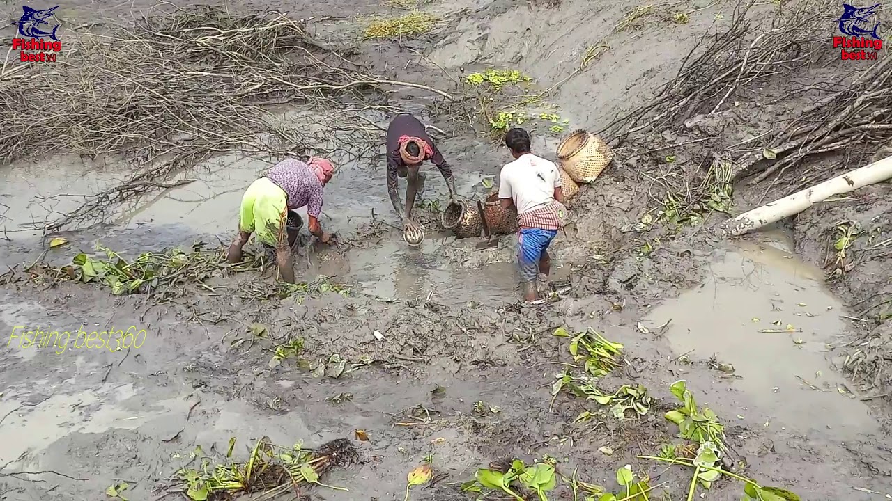 Muddy Soil,Best Fishing video,Deep,hole egg fishing,deep,sea fishing ...