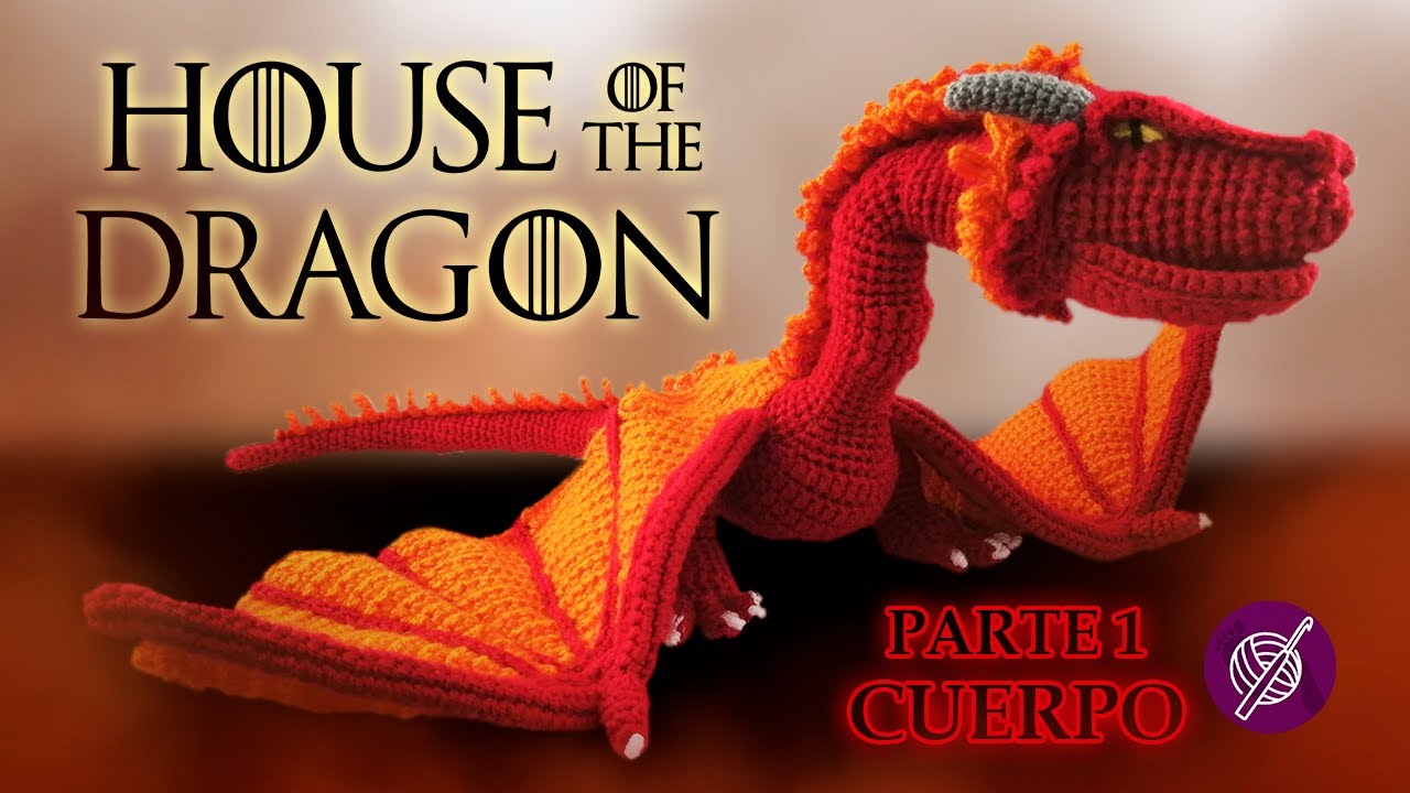 🐲DRAGÓN Caraxes AMIGURUMI🧶a Crochet PASO A PASO (1/3) | Colecciones ...