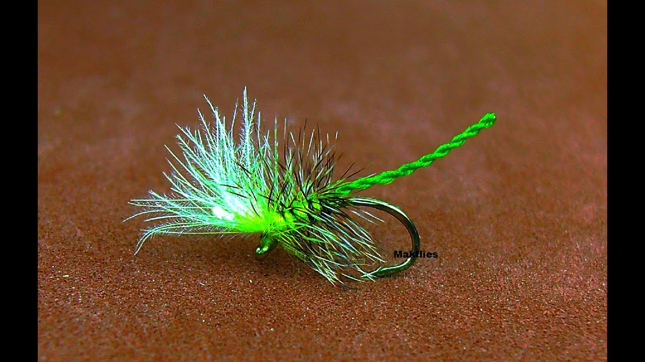 Fly Tying a Spring Olive Palomino Midge by Mak - YouTube