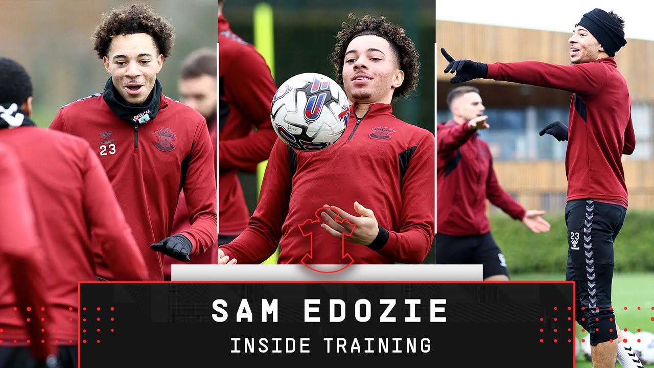 INSIDE TRAINING: Sam Edozie gets mic'd up 🎤 - YouTube