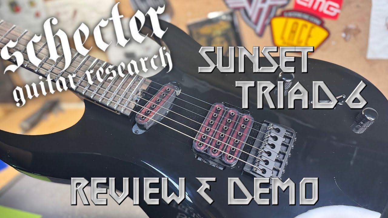 Schecter Sunset Triad 6 Review & Demo - YouTube