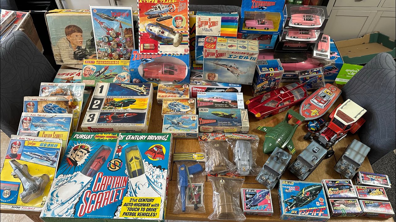RARE Gerry Anderson Vintage Toy Collection - Thunderbirds, UFO, Captain ...