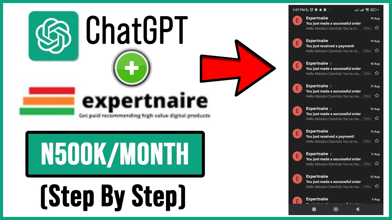 HOW TO MAKE MONEY FROM EXPERTNAIRE USING CHATGPT (EVERY DAY ...