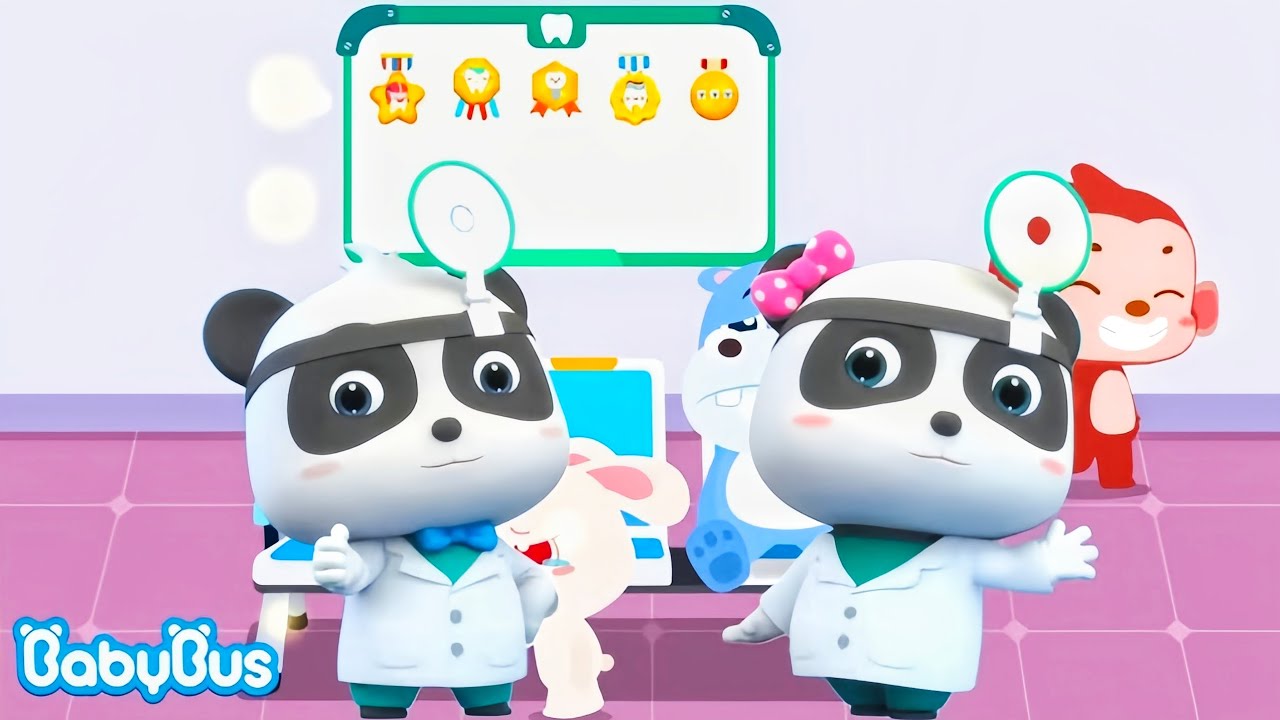 Perawatan Gigi Panda Kecil 🦷 | Babybus Indonesia | Game Edukasi Anak ...