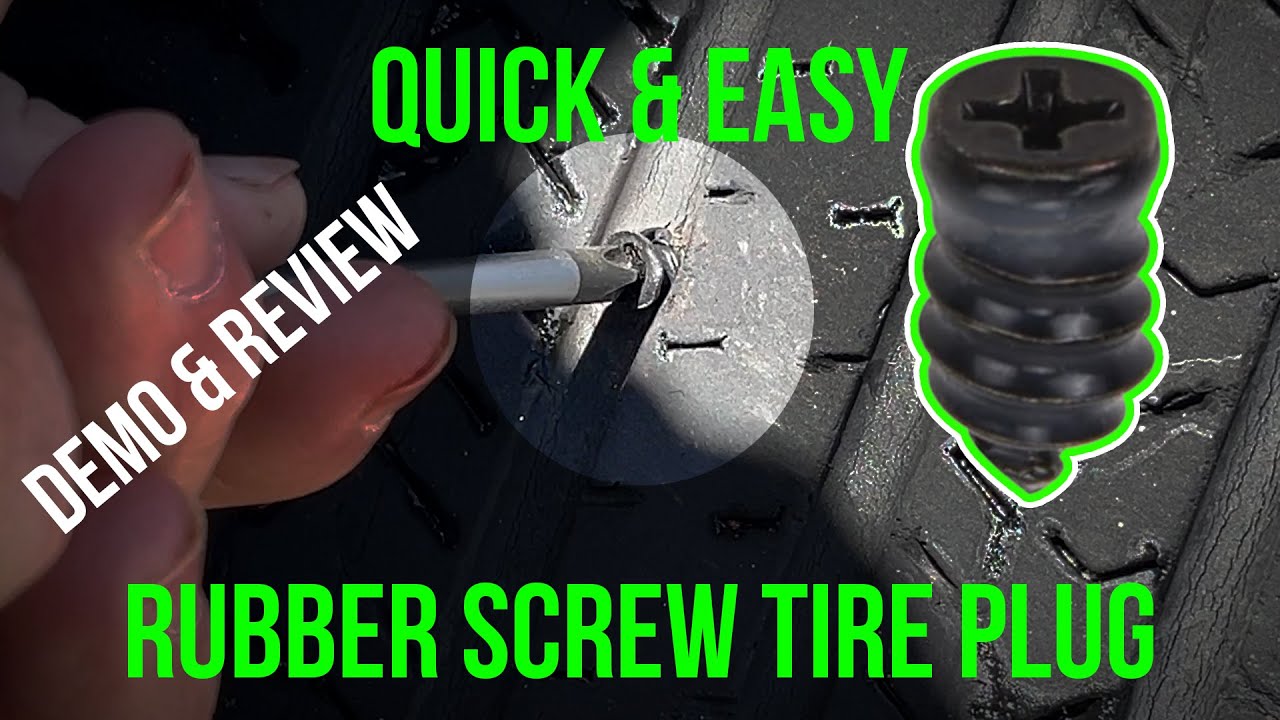 Fix A Flat Quickly With These Rubber Screws - YouTube