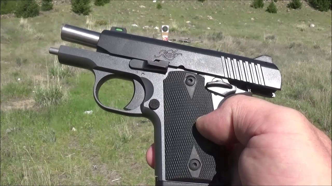 Kimber micro 9 mm shooting and review. - YouTube