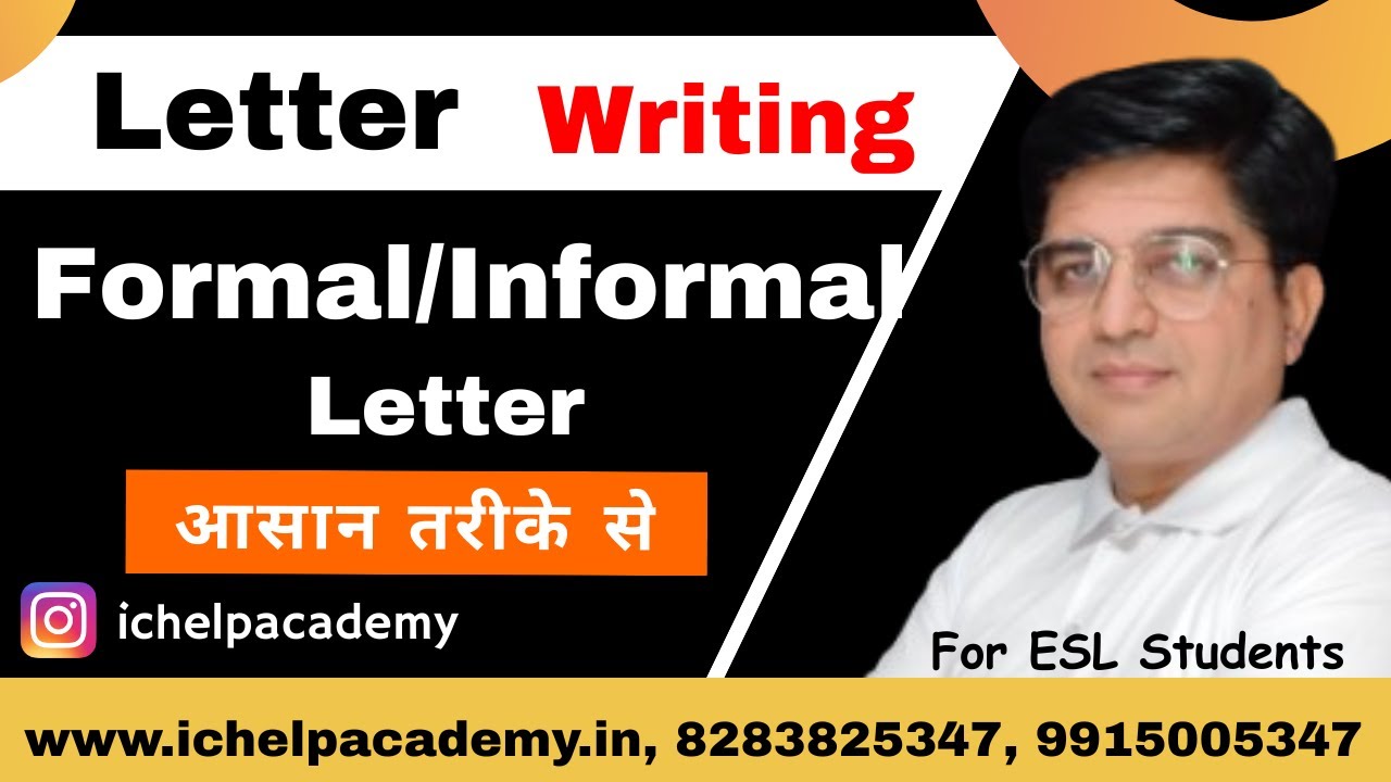 Letter Writing in English | Formal and Informal Letters with Examples ...