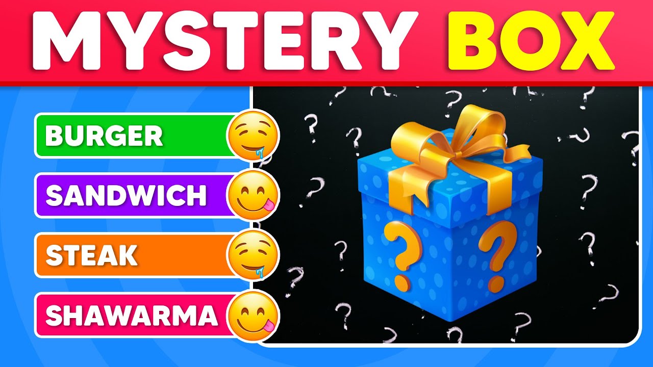 Mystery Box Challenge: What Surprises Are Inside?🎁 📦 - YouTube