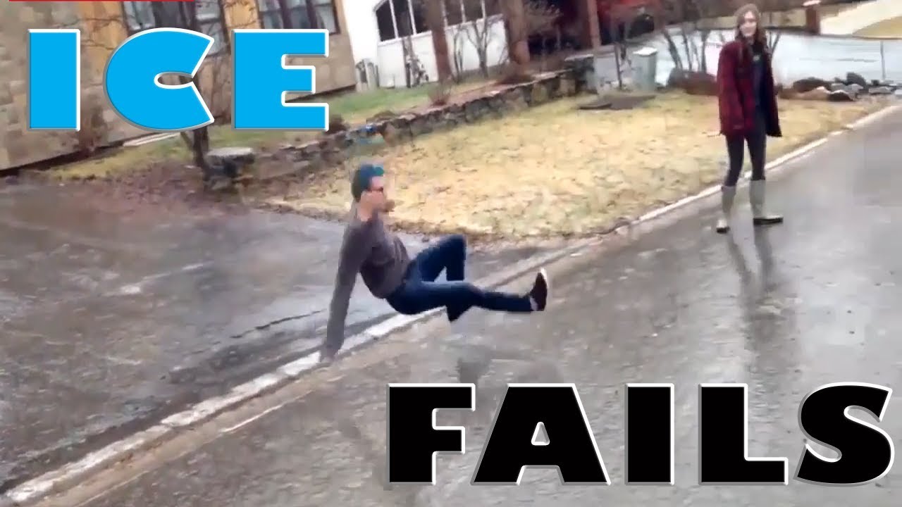 Funniest Ice Fails compilation - Hilarious Snow Day Epic Falls - YouTube