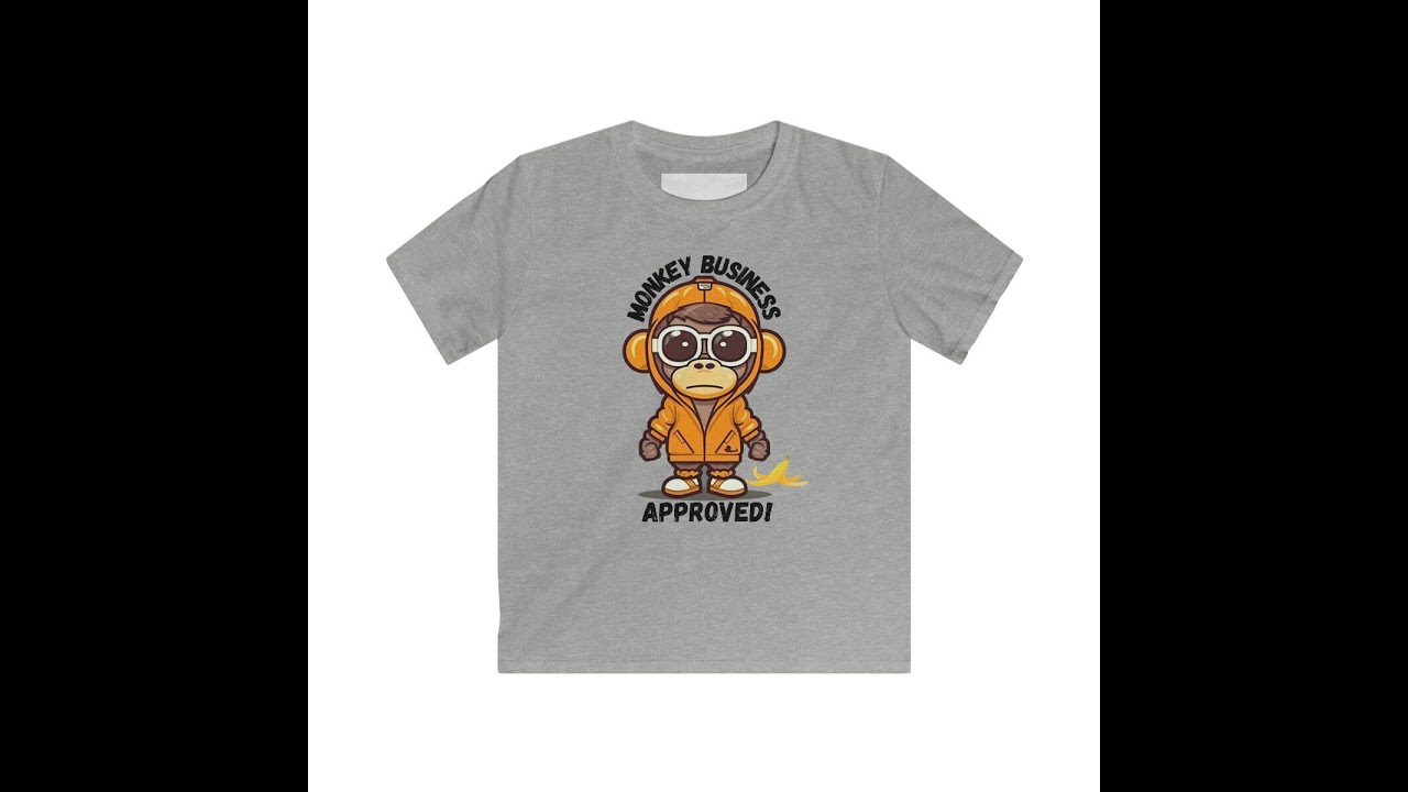 Monkey Business Approved Youth T-Shirt - Get Your Kids in Style and ...