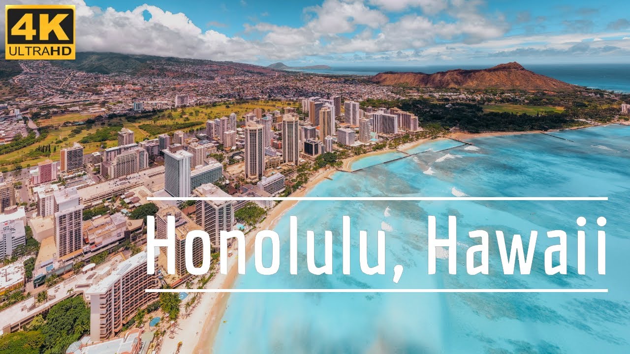 Exploring Honolulu, Hawaii USA, 4K Drone footage - YouTube