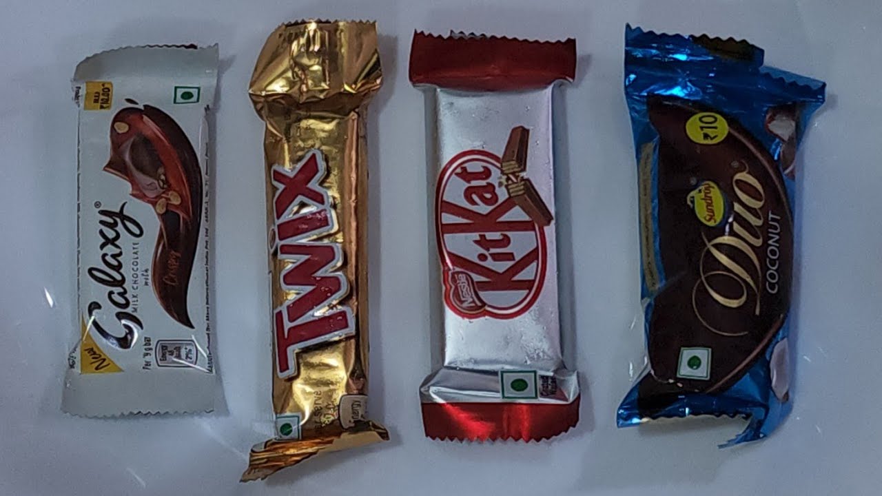 Cadbury vs Twix vs Galaxy vs Duo vs Kitkat - YouTube
