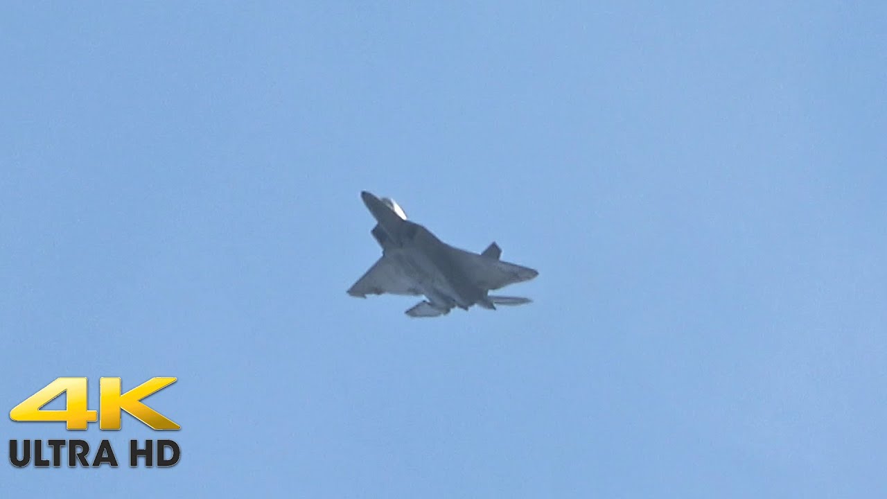 F-22 Raptor Pedal Turn - 2020 Wings Over Warren Air Show - YouTube