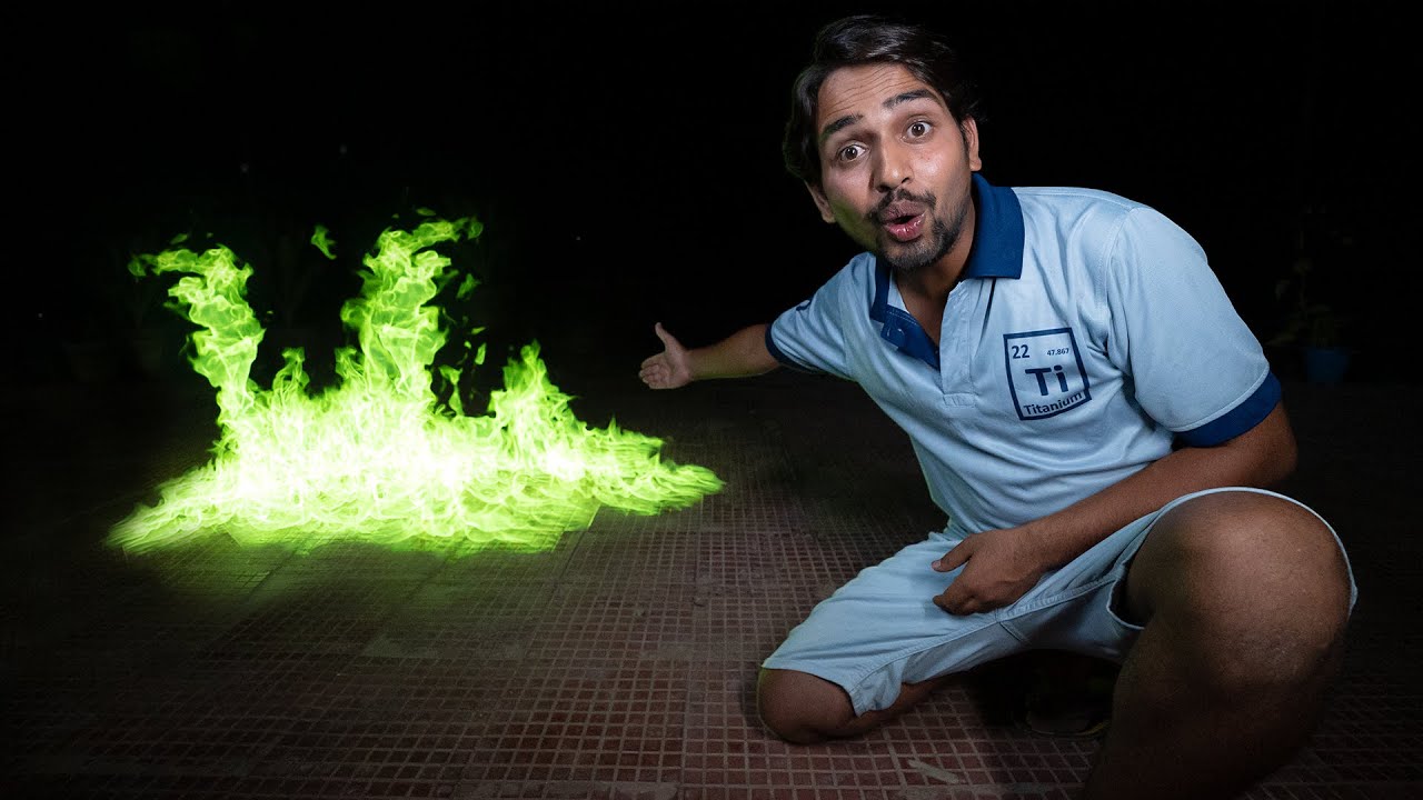 We Made Green Fire - 100% Real - YouTube