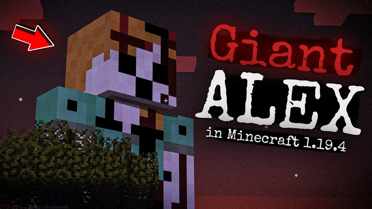 What if you see GIANT ALEX in Minecraft 1.19.4 ?! (Minecraft ...