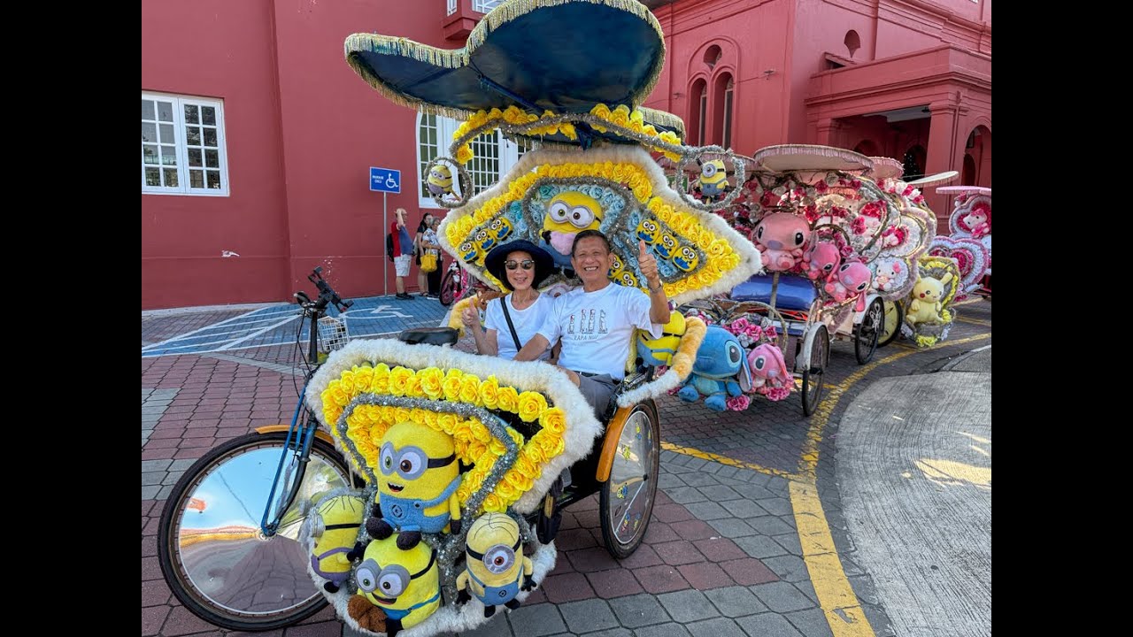 Trishaw Ride in Malacca, Malaysia - a World Heritage Site - YouTube