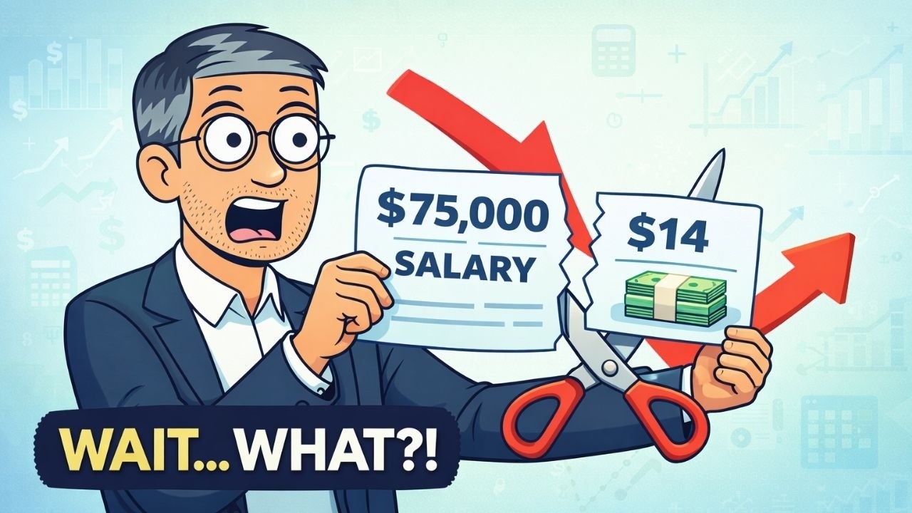Your $75K Salary Is ACTUALLY $14 an Hour The Real Math - YouTube